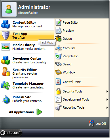 Sitecore CMS Blog by Alex Shyba: How to bring a webform to Sitecore desktop